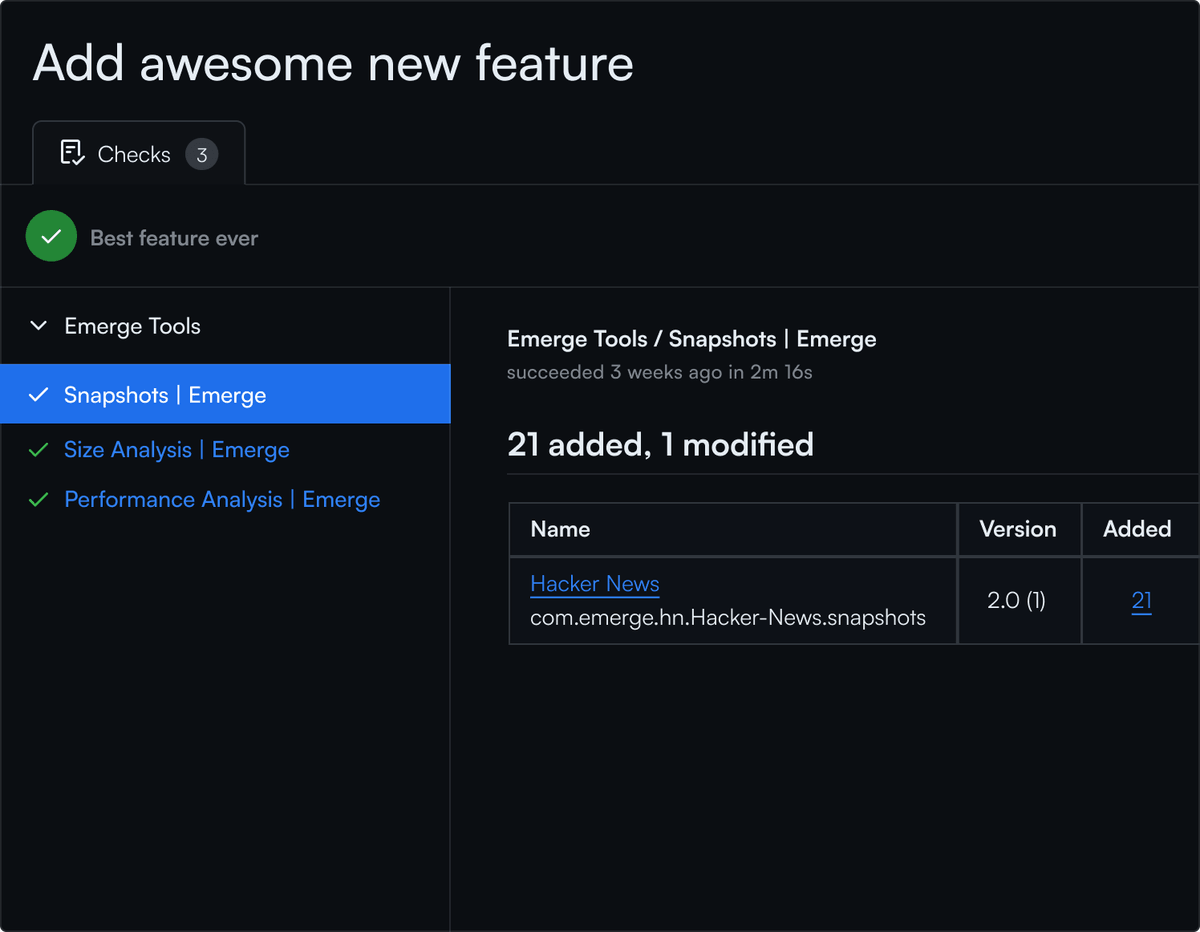 Supercharge your mobile apps | Emerge Tools
